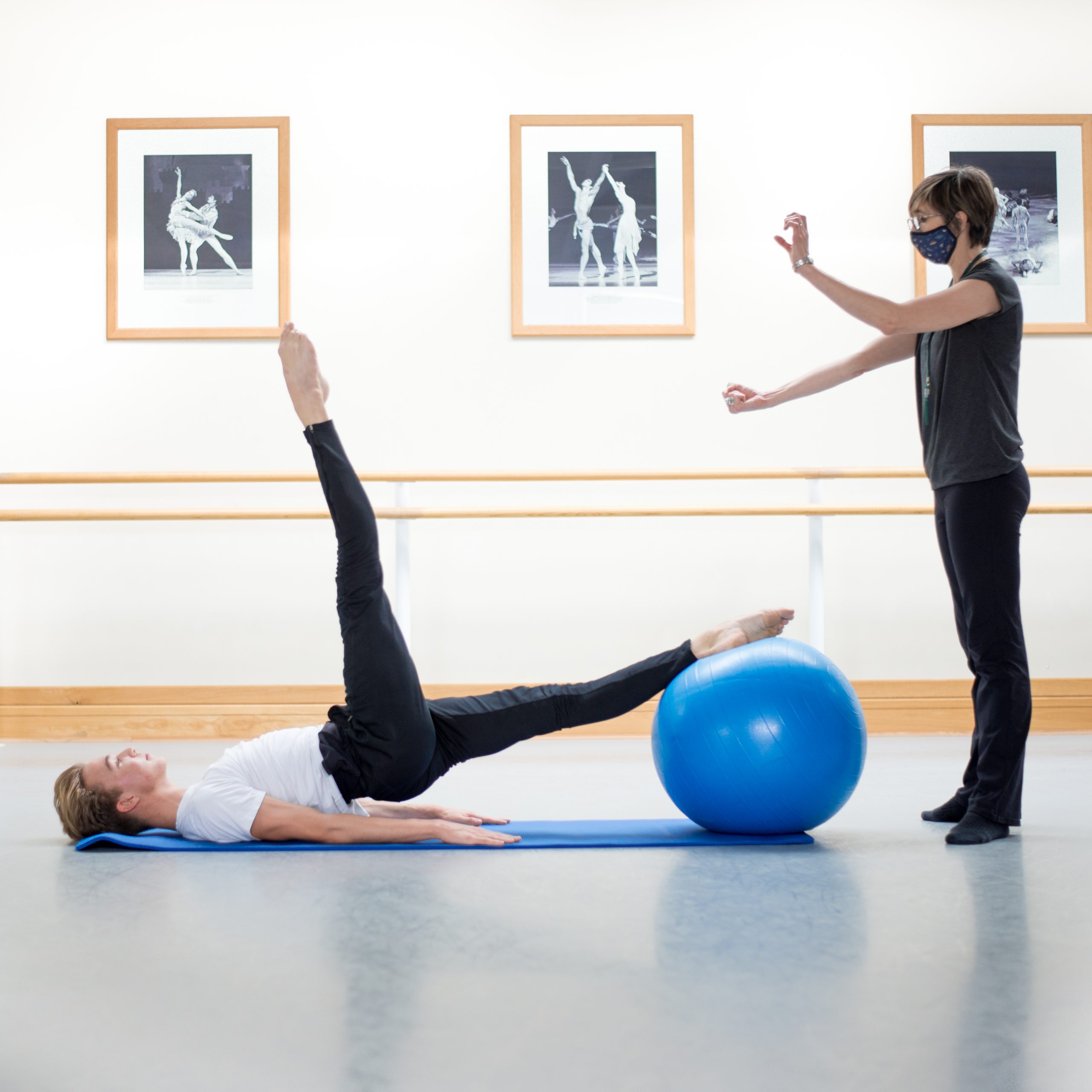 Gym Ball - The Royal Ballet School